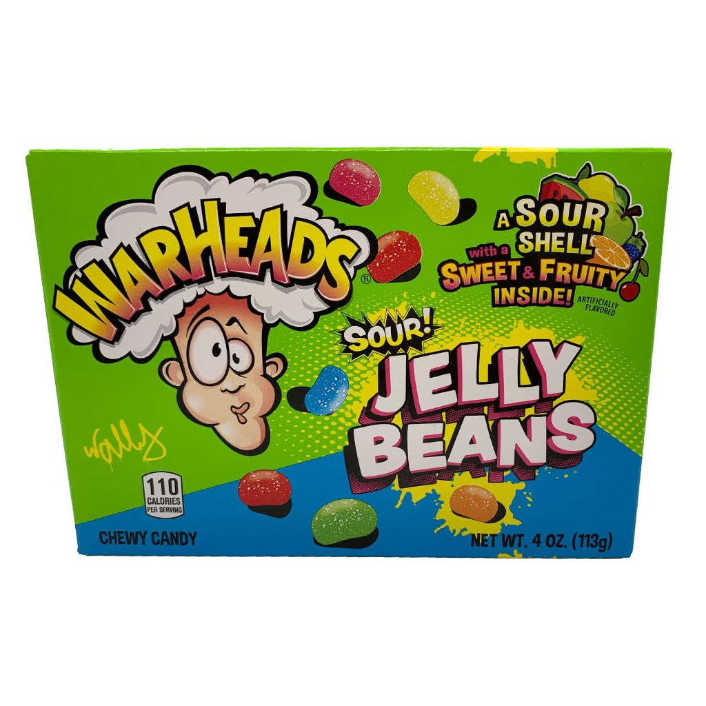 WARHEADS SOUR JELLY BEANS 113 GR - Greek Deli Goods - Επιλεγμένα Προϊόντα.