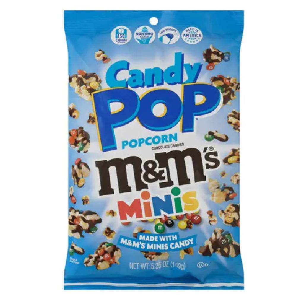 Candy Pop M&m's Minis Popcorn 149gr | Greek Deli Goods - Premium Snacks ...