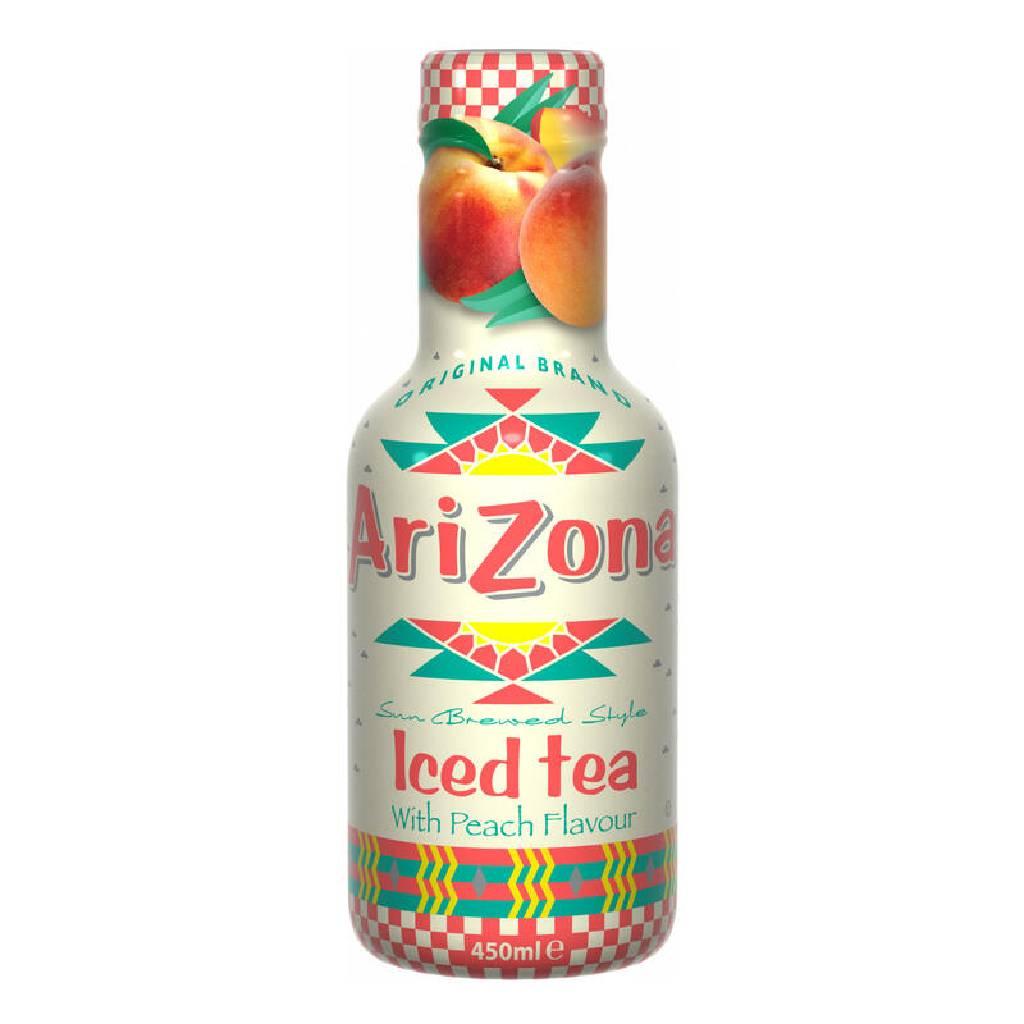 Arizona Iced Tea Μαύρο τσάι με Ροδάκινο 450 Ml | Greek Deli Goods ...